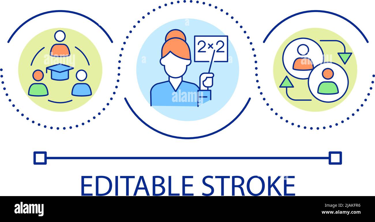 Teaching diversity Stock Vector Images - Alamy