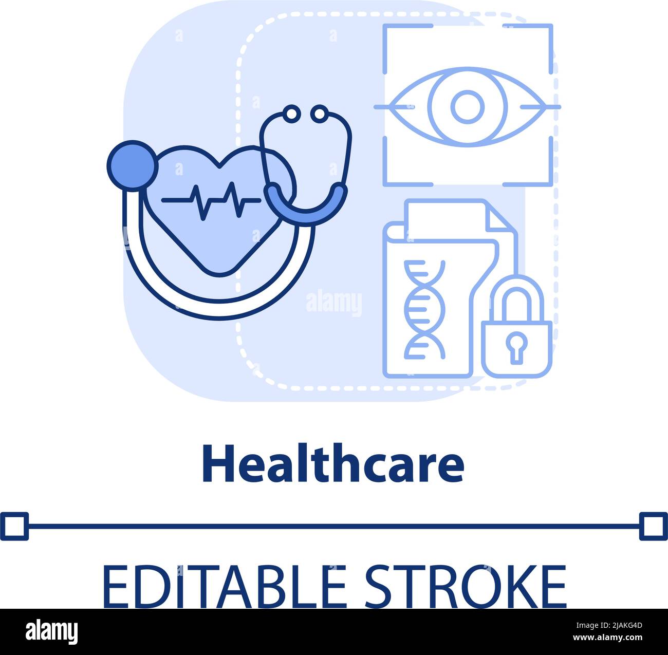 Healthcare light blue concept icon Stock Vector Image & Art - Alamy