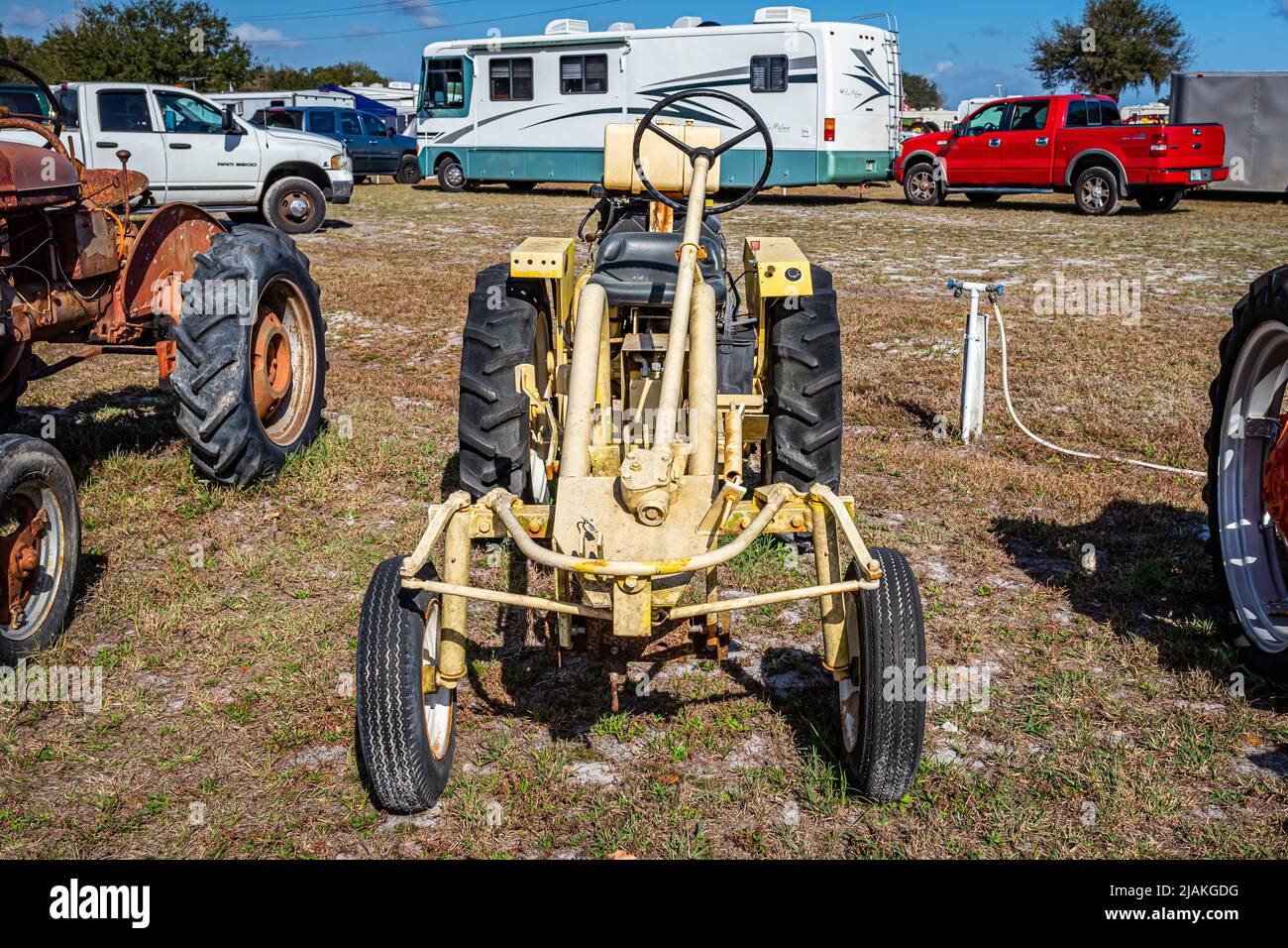 Fort Meade, FL - February 23, 2022: 1974 Tuff-Bilt Farm Tractor at ...