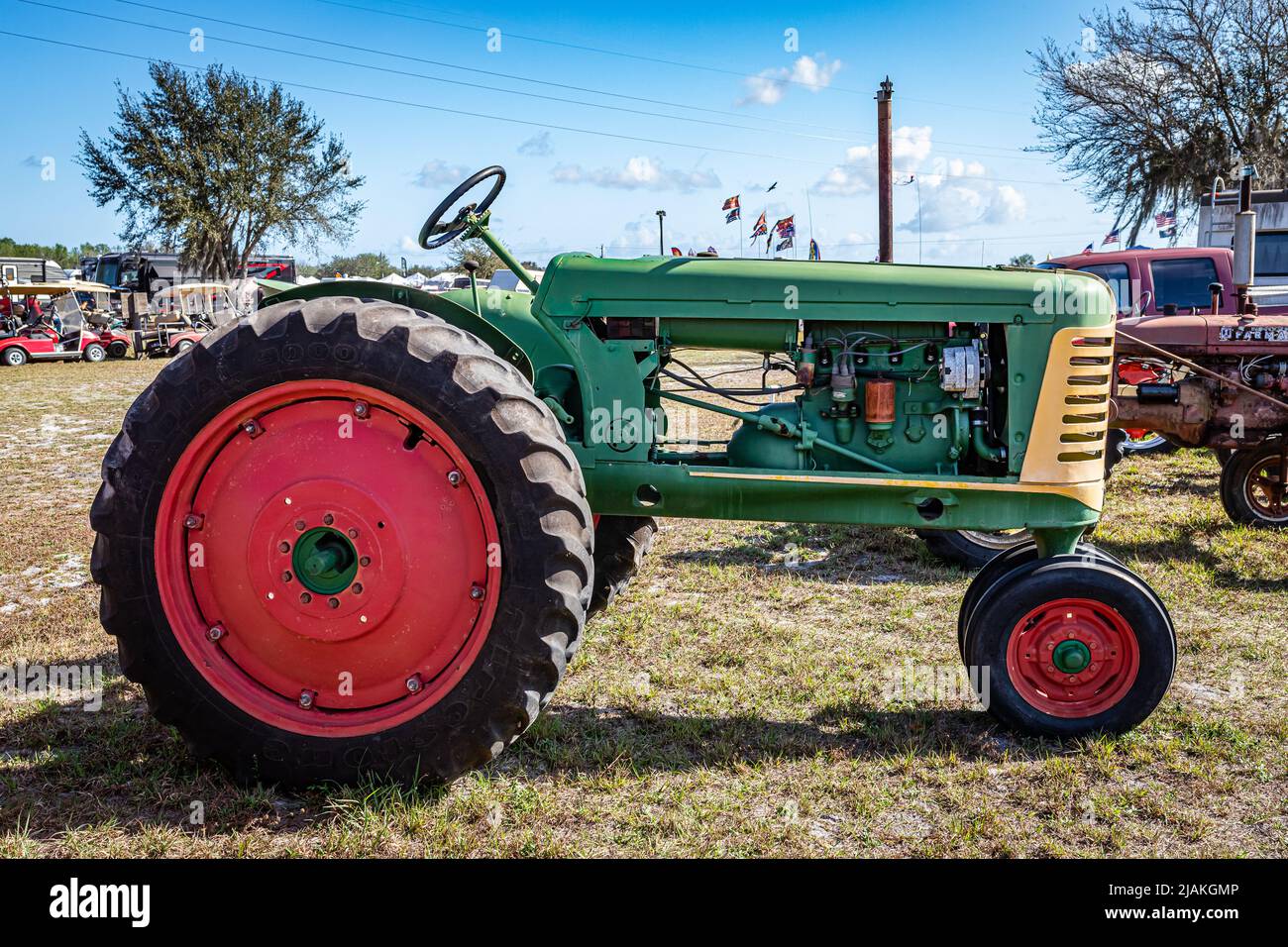 Fort Meade, FL - February 23, 2022: 1954 Oliver Row-Crop 66 Tractor at ...