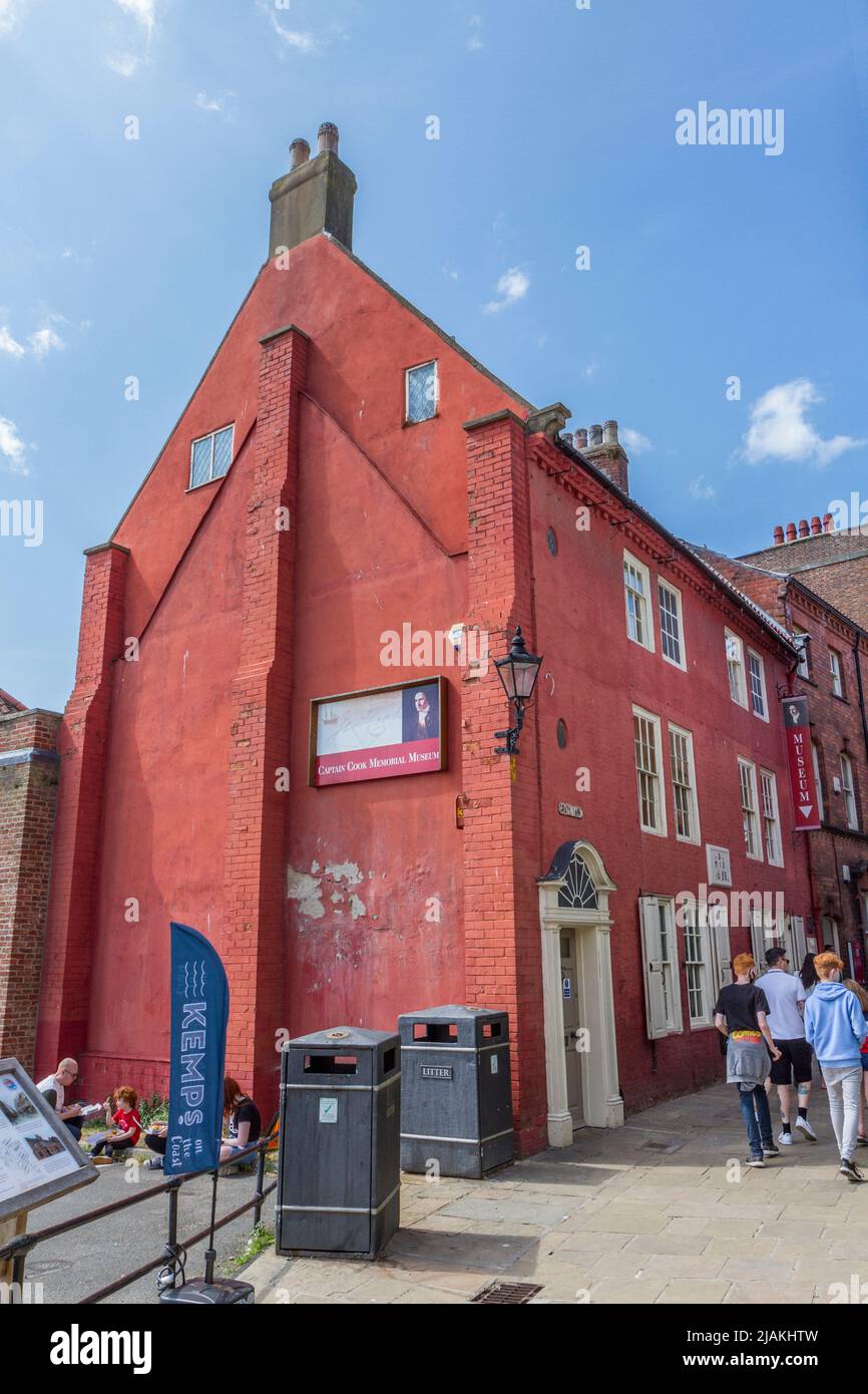 The Captain Cook Memorial Museum in Whitby, North Yorkshire, England ...