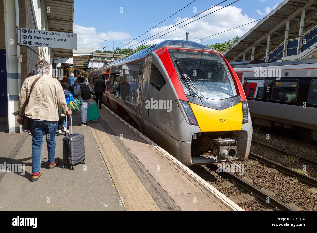 Abellio Greater Anglia class 745 train at platform of railway station ...