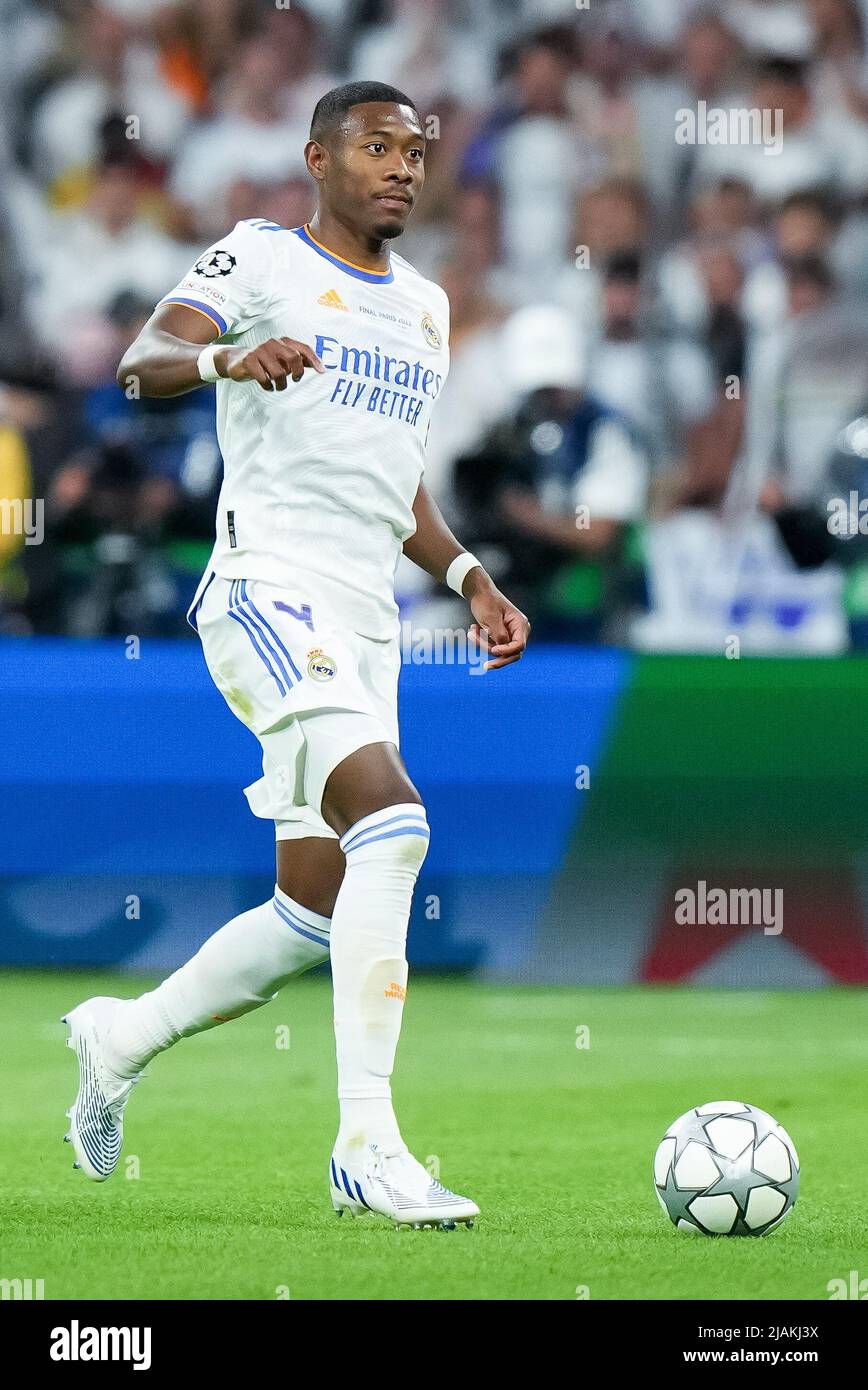 Saint Denis, France. 28th May, 2022. David Alaba of Real Madrid CF ...