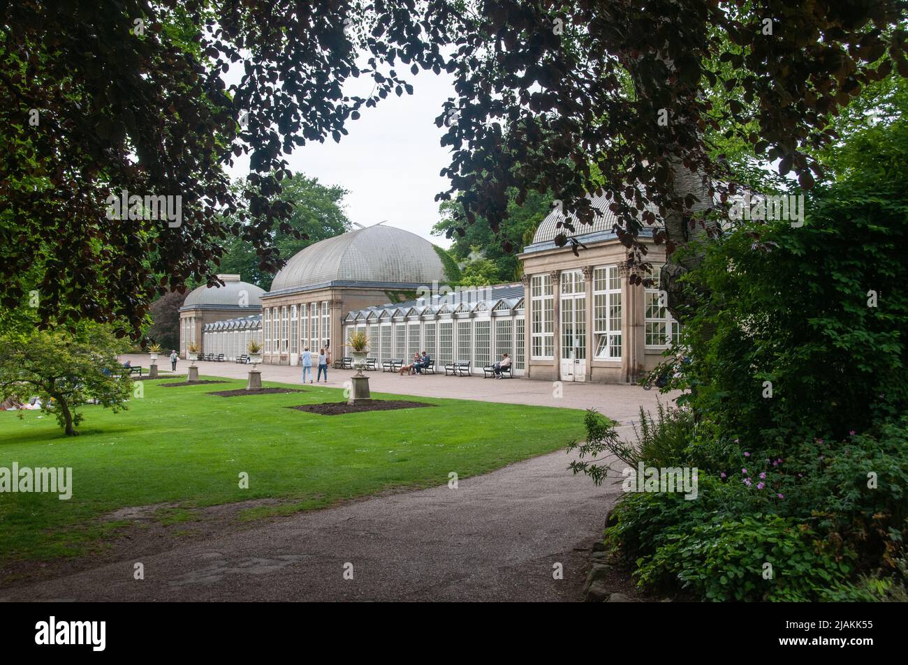 Around the UK - Pavilion - Sheffield Botanic Gardens Stock Photo - Alamy