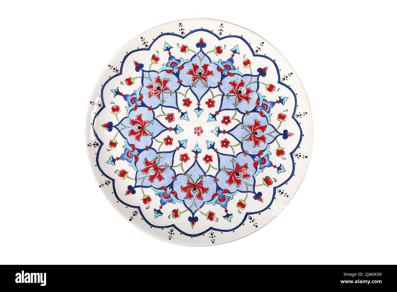 Handmade, authentic gift porcelain plate Stock Photo - Alamy