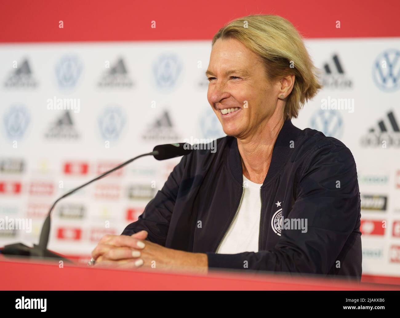 31 May 2022, Hessen, Frankfurt/Main: German national soccer coach ...