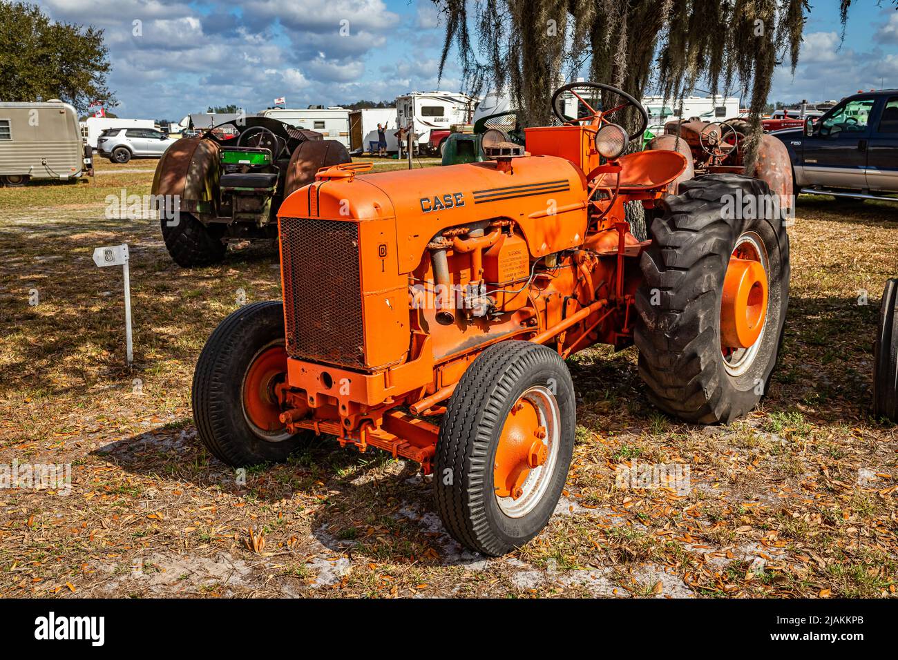 Fort Meade, FL - February 23, 2022: 1953 J.I Case Model D Tractor at ...
