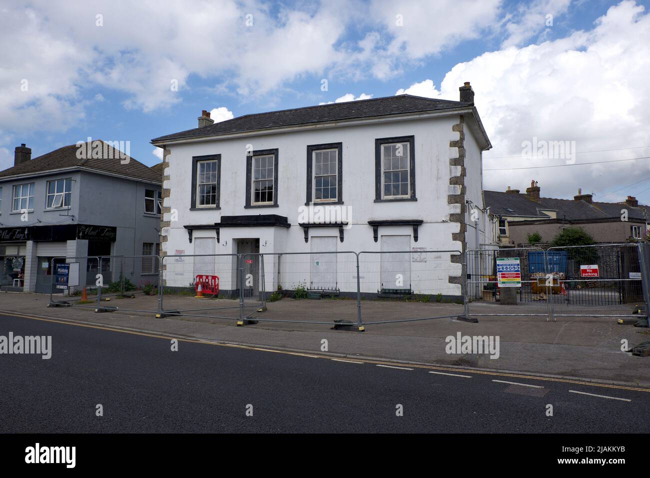 Camborne historic tin mining town Cornwall UK Stock Photo - Alamy