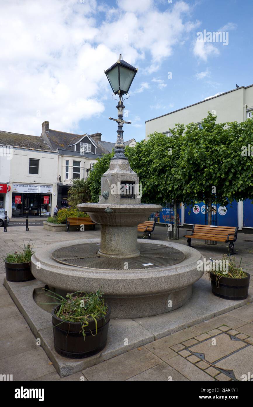 Camborne historic tin mining town Cornwall UK Stock Photo - Alamy