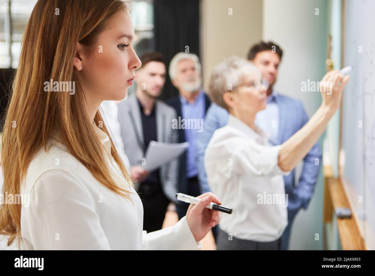 Training whiteboard hi-res stock photography and images - Alamy