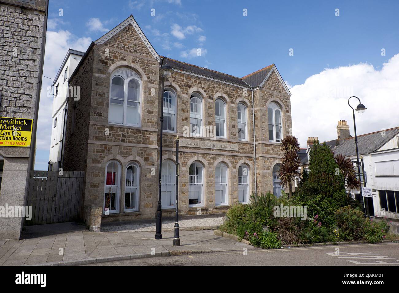 Camborne historic tin mining town Cornwall UK Stock Photo - Alamy