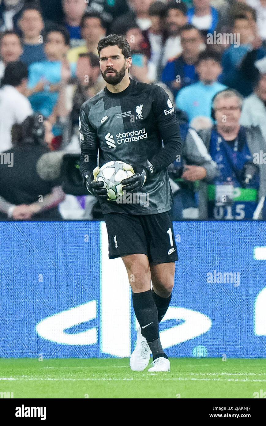 Saint Denis, France. 28th May, 2022. Alisson Becker of Liverpool FC ...
