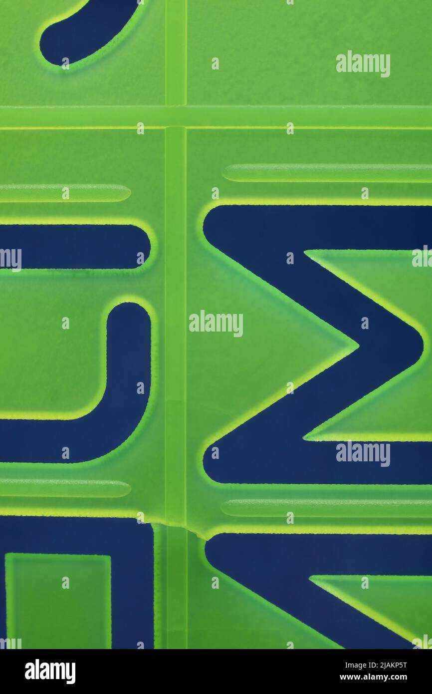 Stencil alphabet ruler hi-res stock photography and images - Alamy