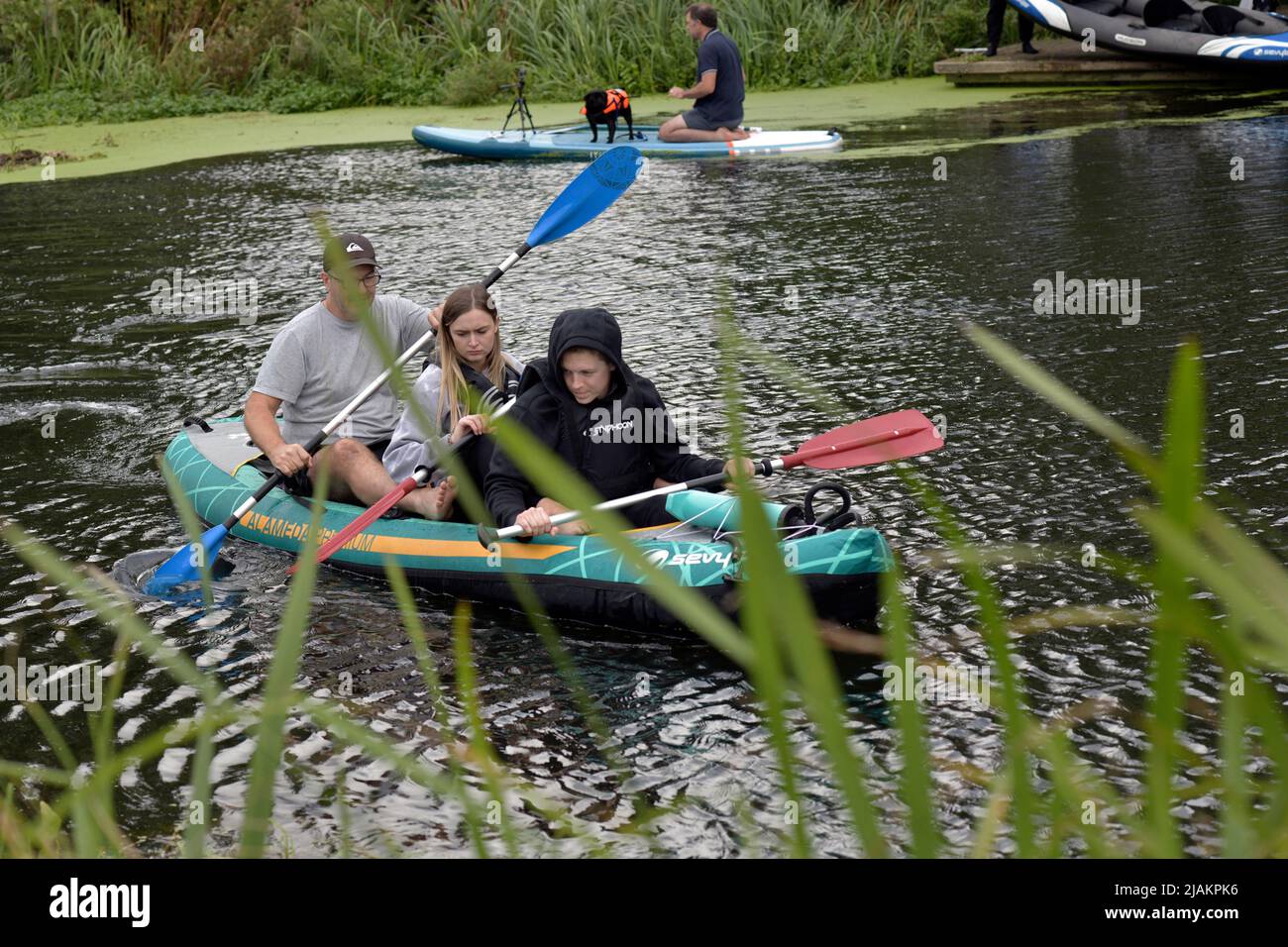 Inflatable board paddle on hi-res stock photography and images - Alamy