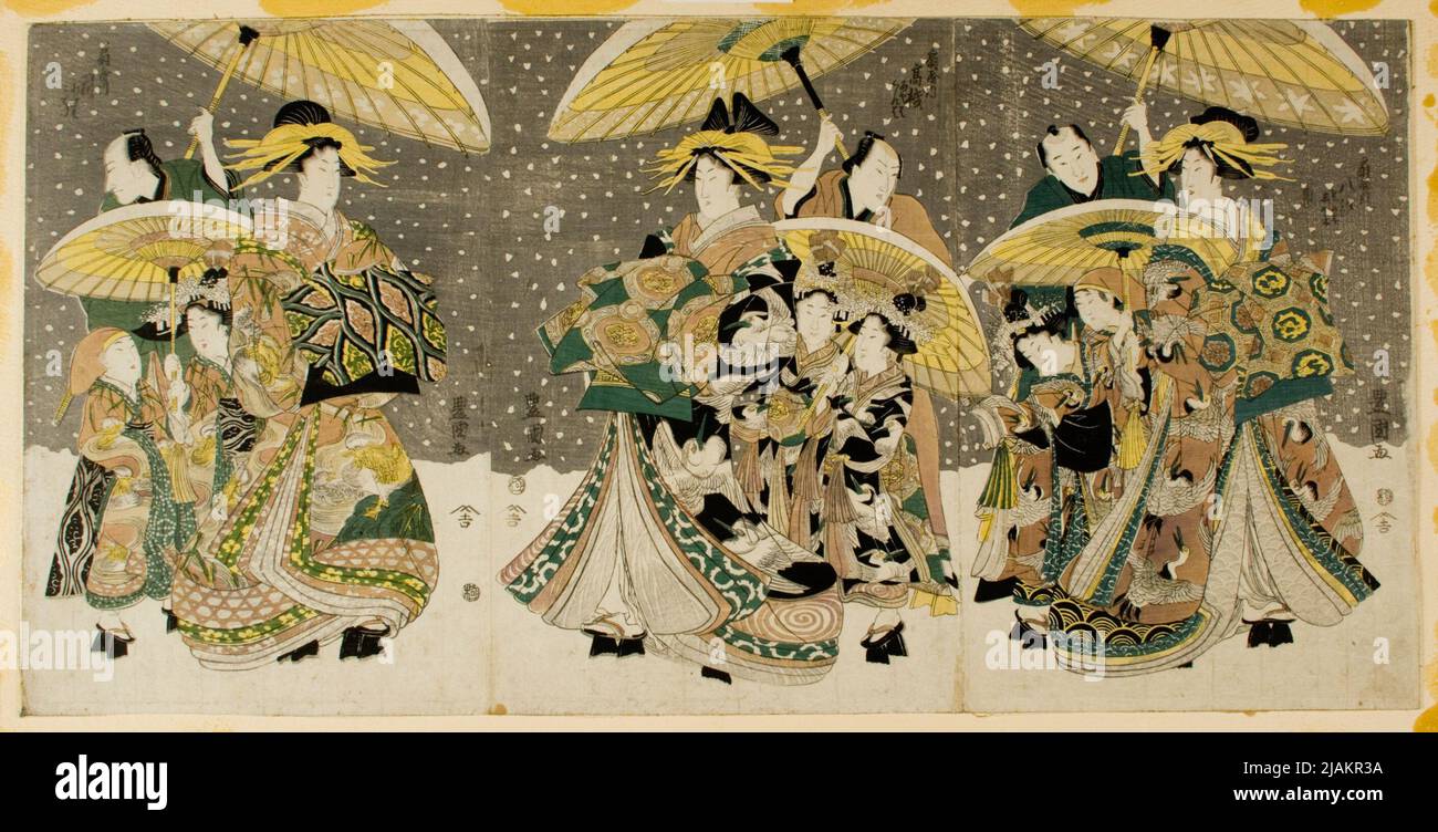 Courtesans in snow hi-res stock photography and images - Alamy