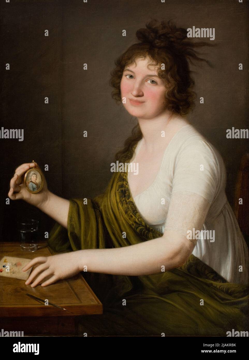 Portrait of Waleria Tarnowska Née Stroynowska (1782–1849), Wife of Jan ...