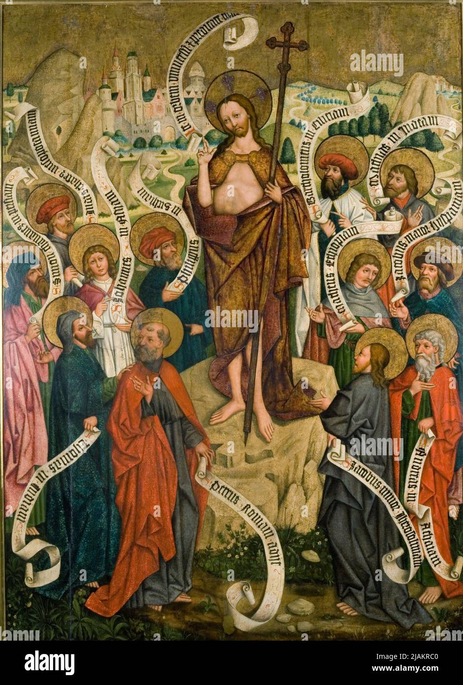 Sending the apostles. Altar retabulum from the church in Mikuszowice ...