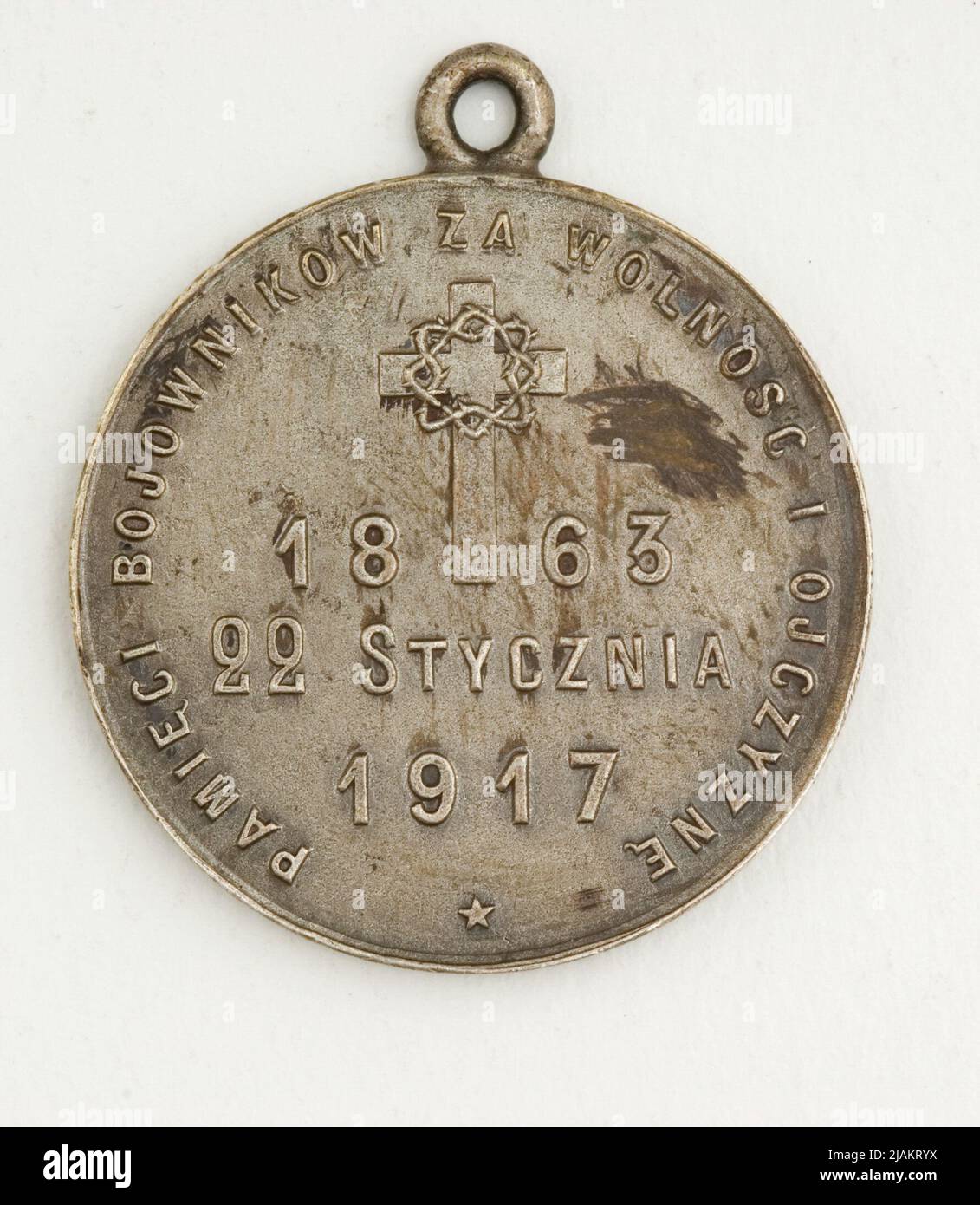 Medal Memory of fighters for freedom and homeland of 1863 unknown label ...