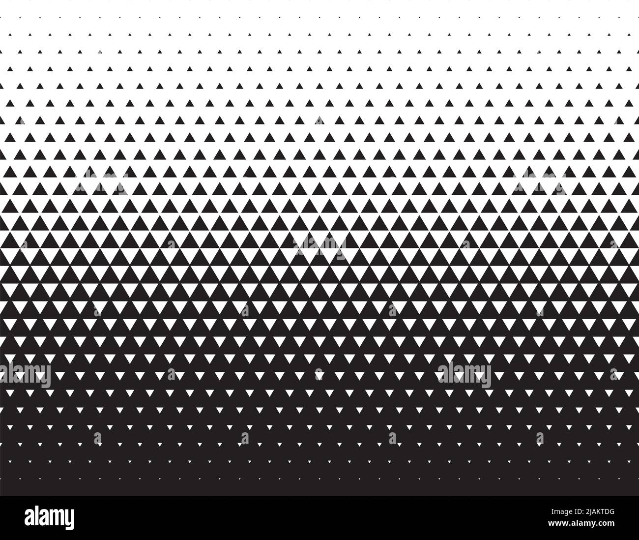 Geometric pattern of black triangles on a white background.Seamless in ...