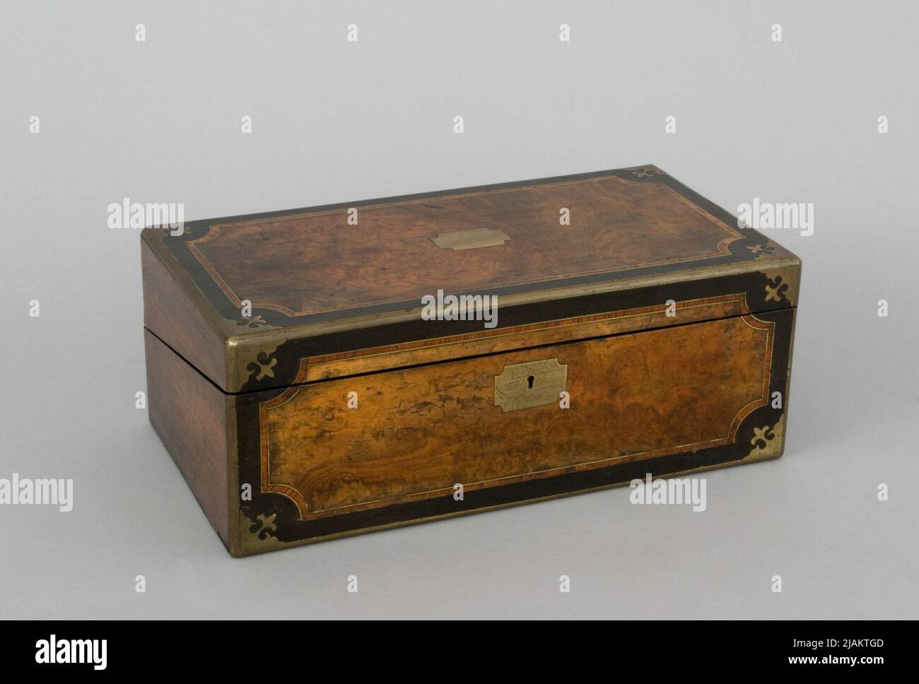 Travel desk with a inkwell Stock Photo - Alamy