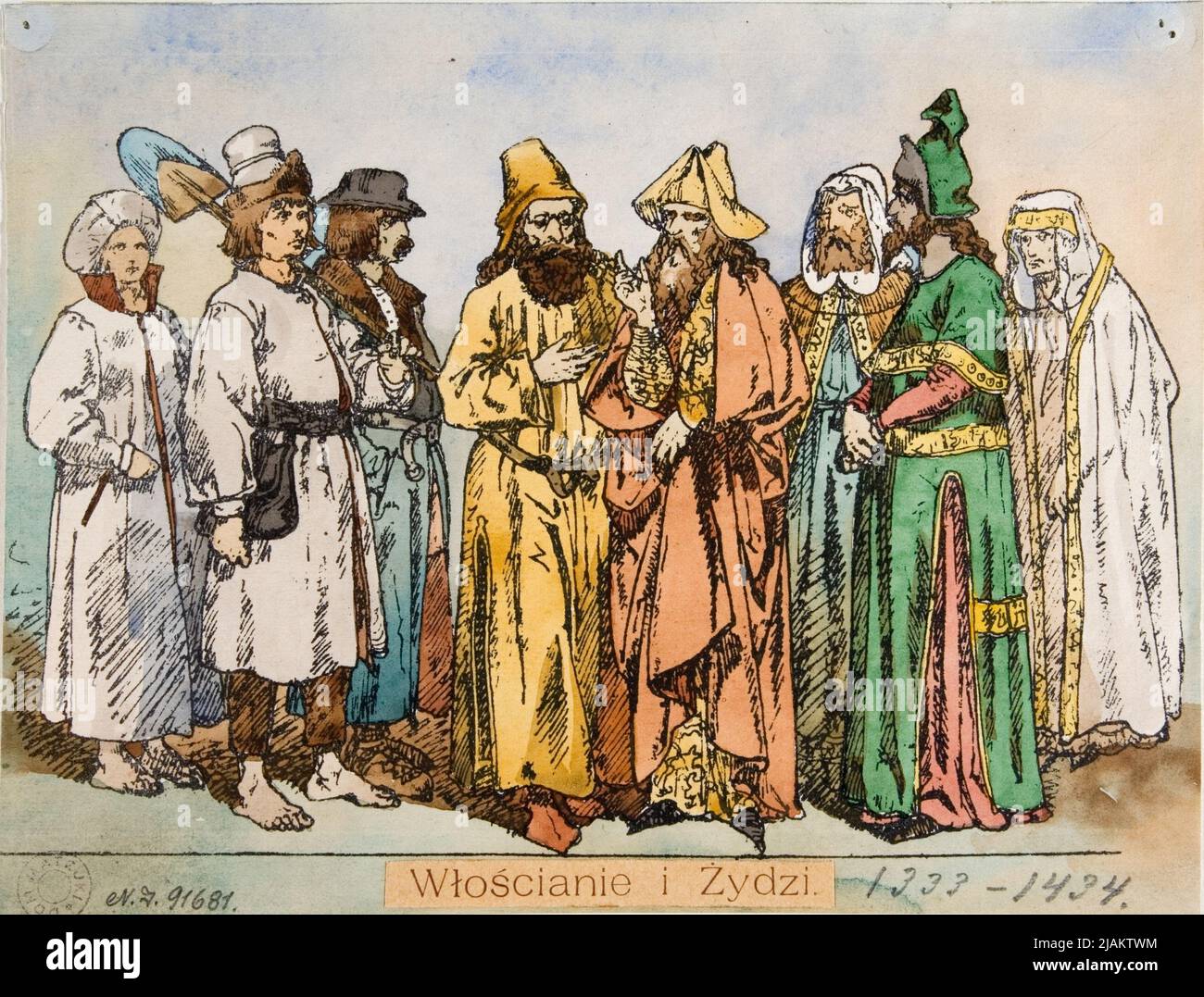 Peasants and Jews 1333 1434 Lithography: Salb M. (edition) & Jan ...
