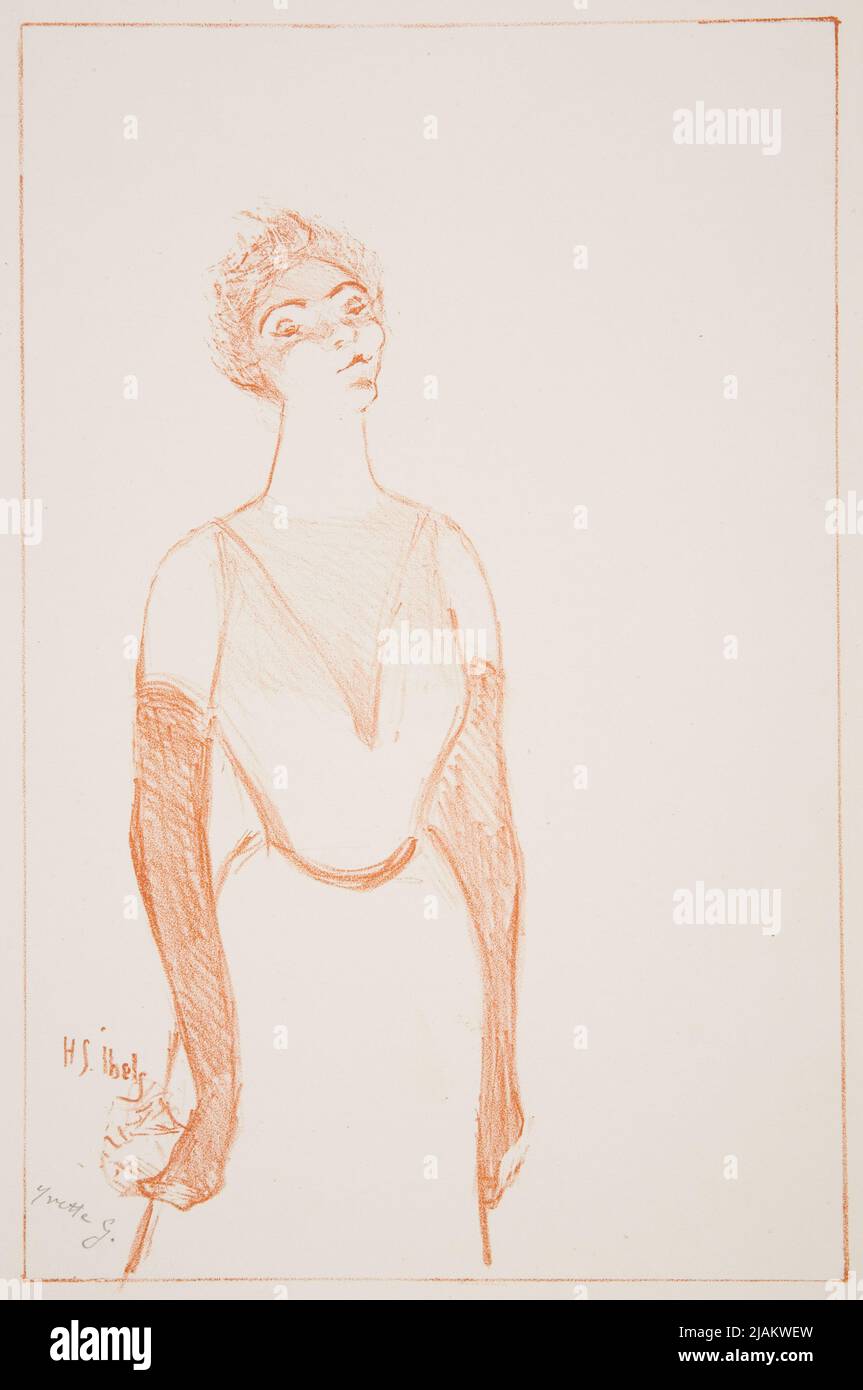 Yvette Guilbert Ibels, Henri Gabriel (1867 1936 Stock Photo - Alamy