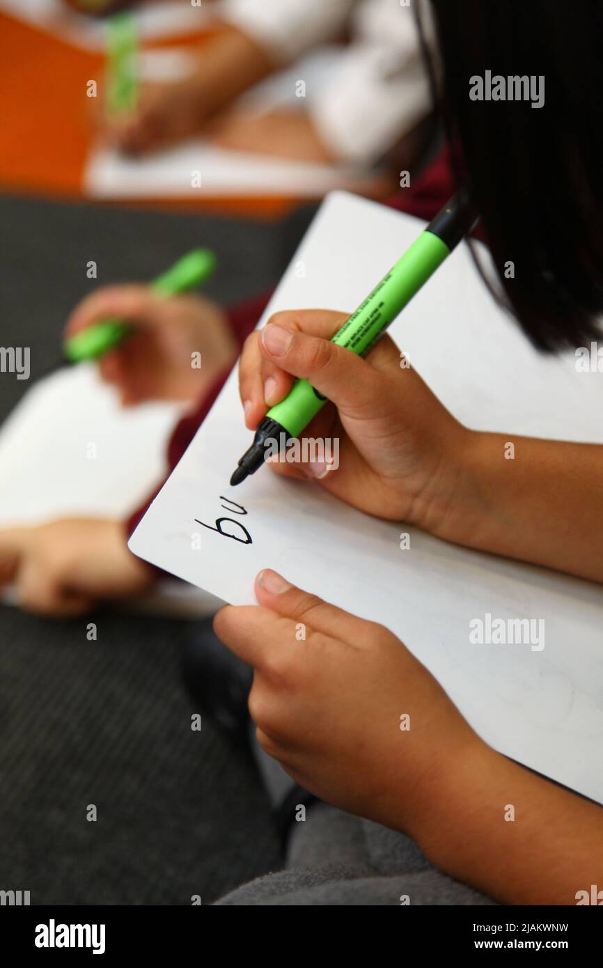 Handwriting children hi-res stock photography and images - Alamy