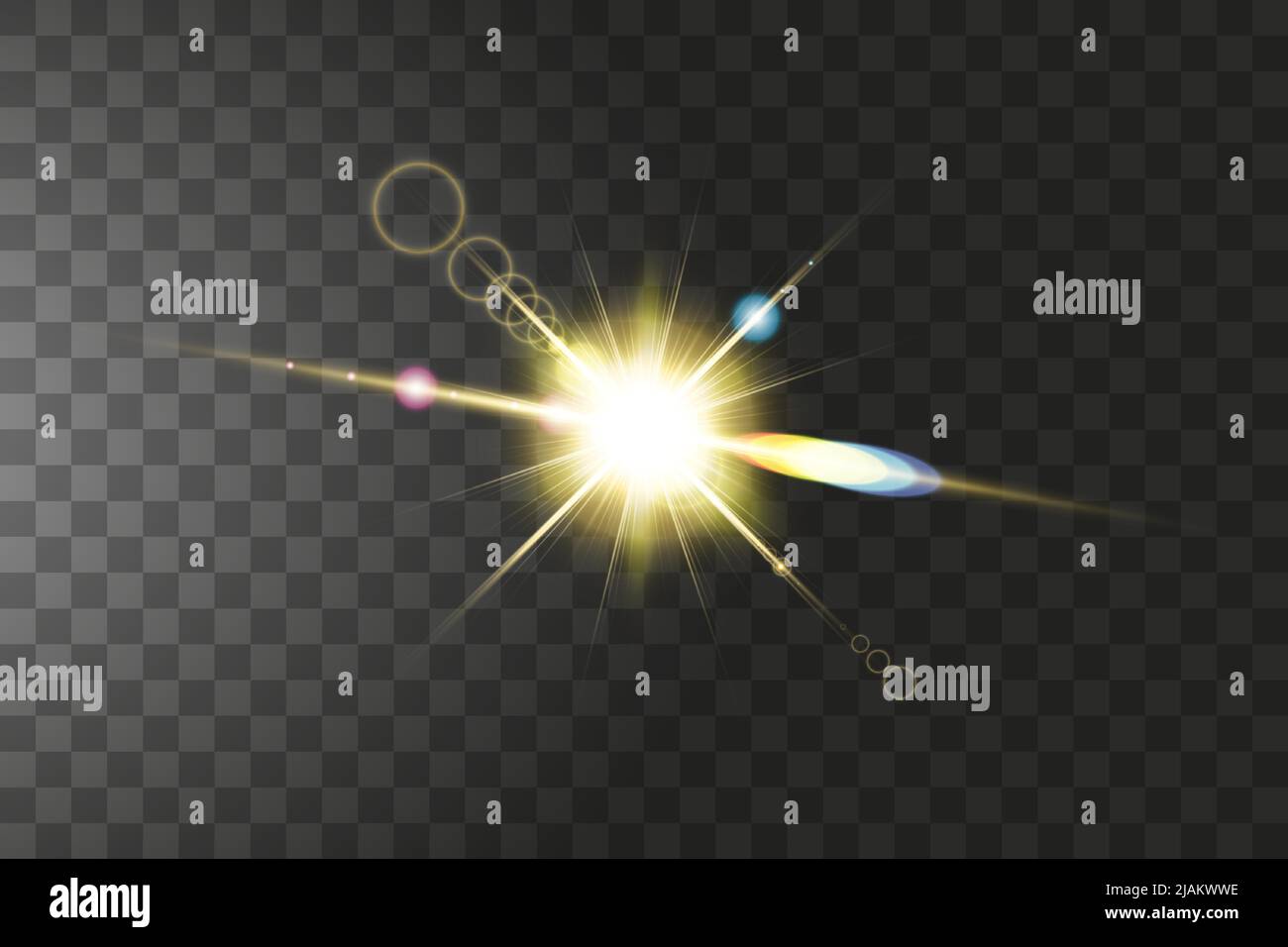 Gold warm color bright lens flare flashes leak for transitions on ...