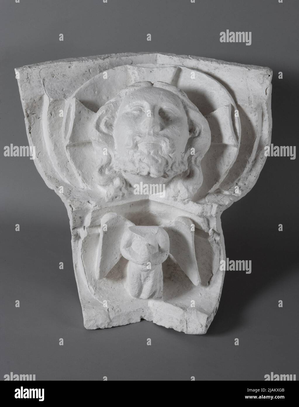 The head of Christ surrounded by five adoring angels (fragment head of ...