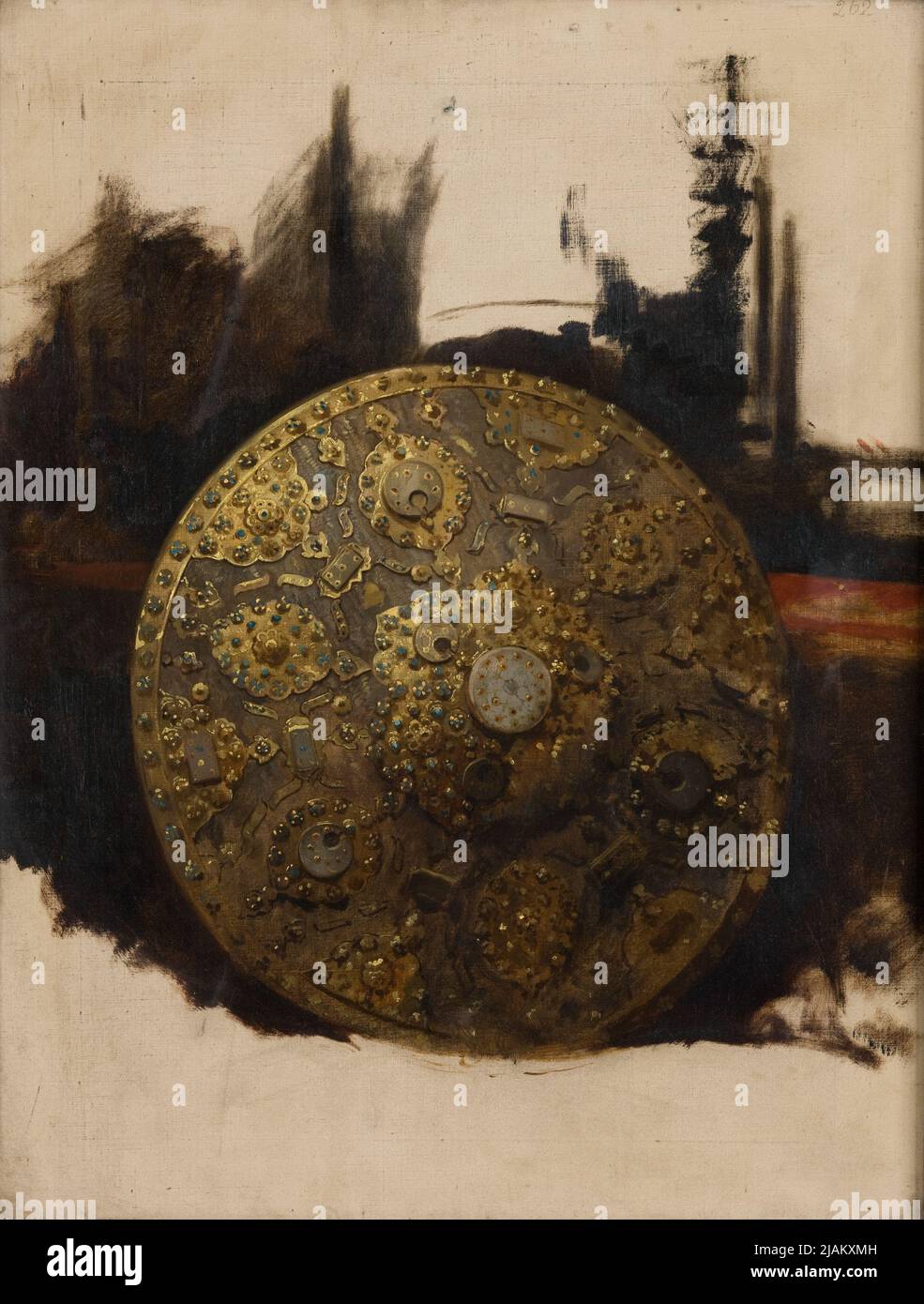 Study of an Oriental Shield Chlebowski, Stanis Aw von (1835 1884 Stock ...