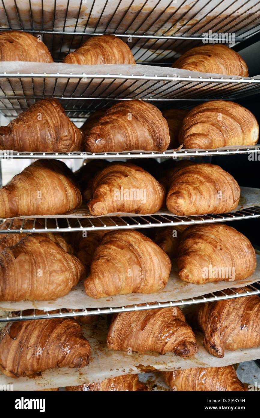 French croissant - Paris - France Stock Photo - Alamy