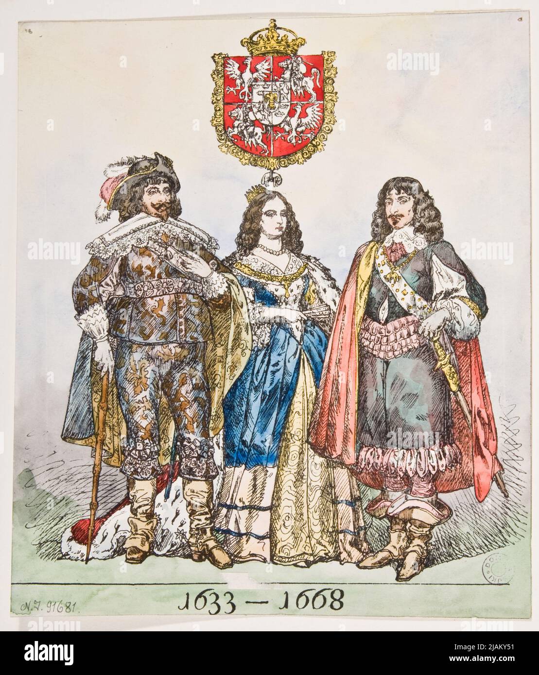 Clothing in Poland 1200 1795 an unstable card, 1633 1668 Lithography ...