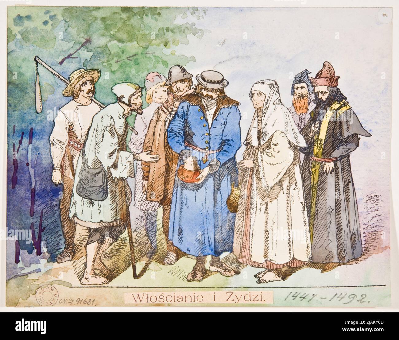 Peasants and Jews 1447 1492 Lithography: Salb M. (edition) & Jan ...