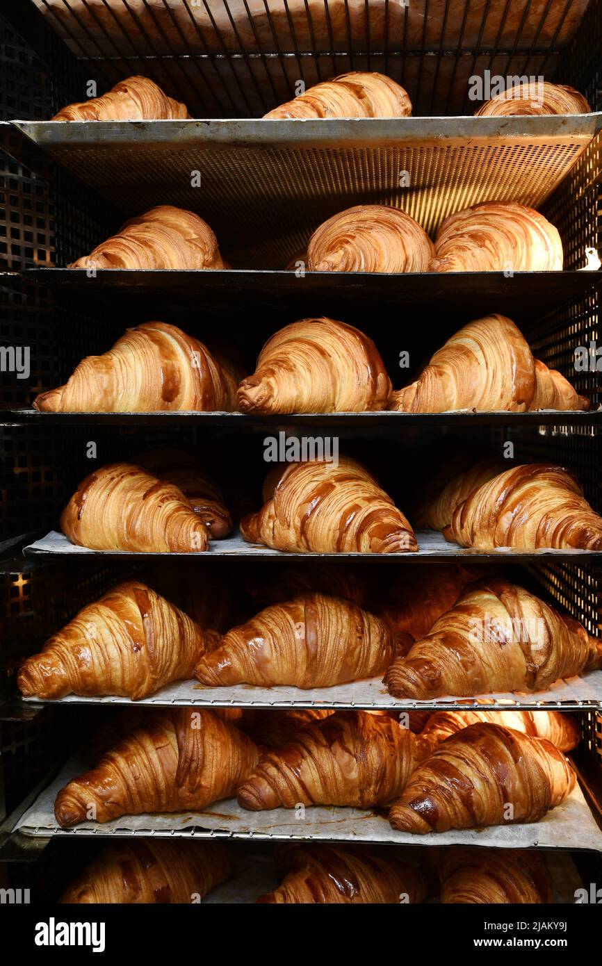 French croissant - Paris - France Stock Photo - Alamy