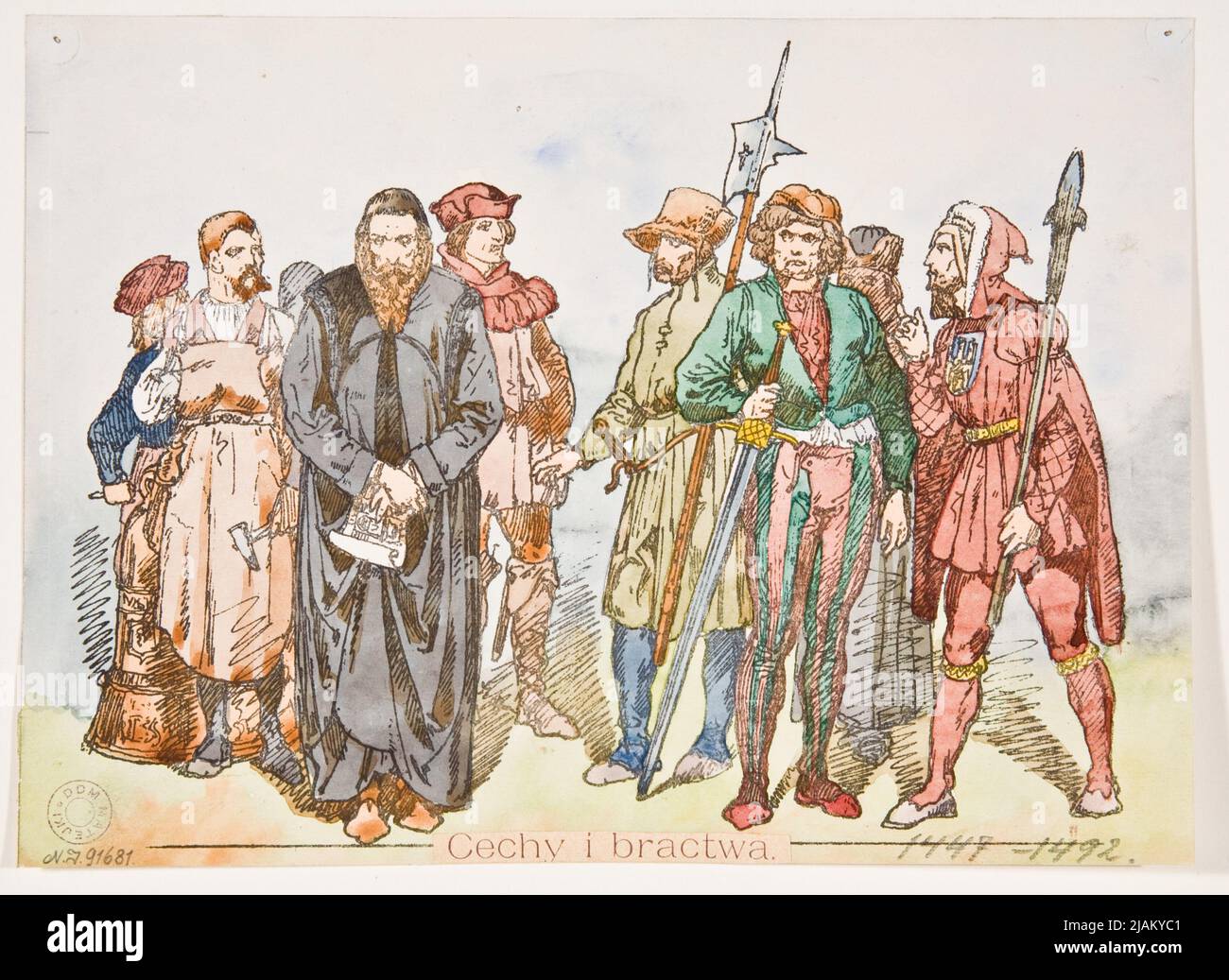Features and brotherhoods 1447 1492 Lithography: Salb M. (edition ...
