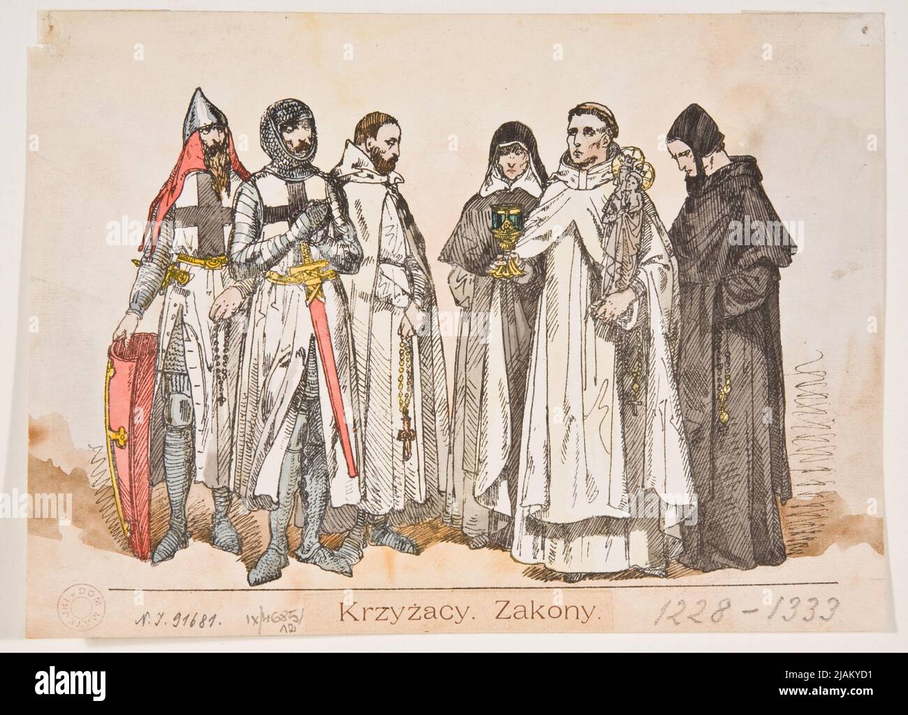 Teutonic Knights. 1228 1333 Lithography: Salb M. (edition) & Jan ...