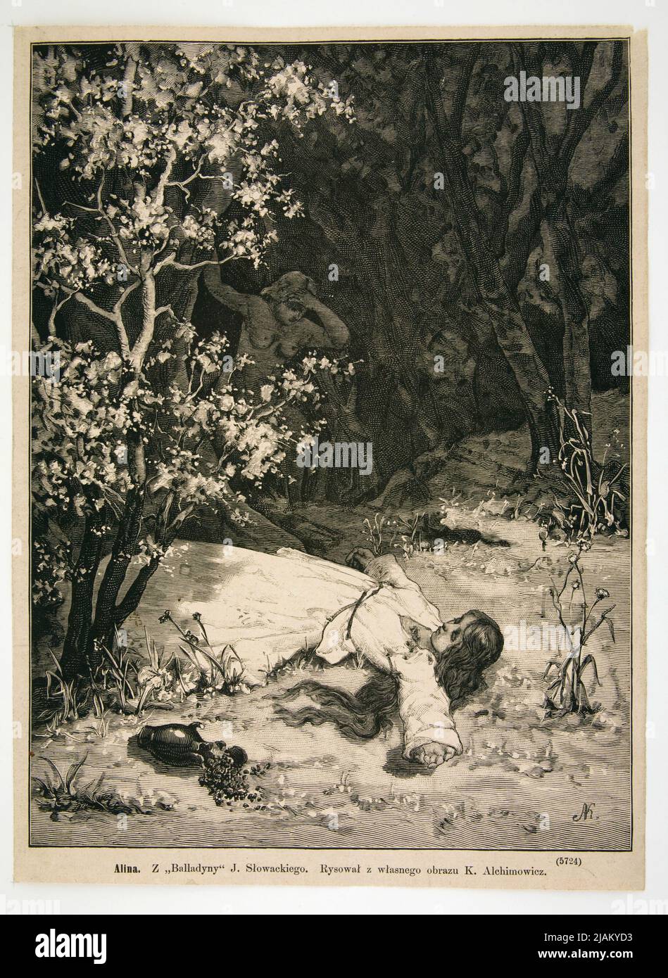Alina According to the Painting of Kazimierz Alchimowicz is Balladyna ...