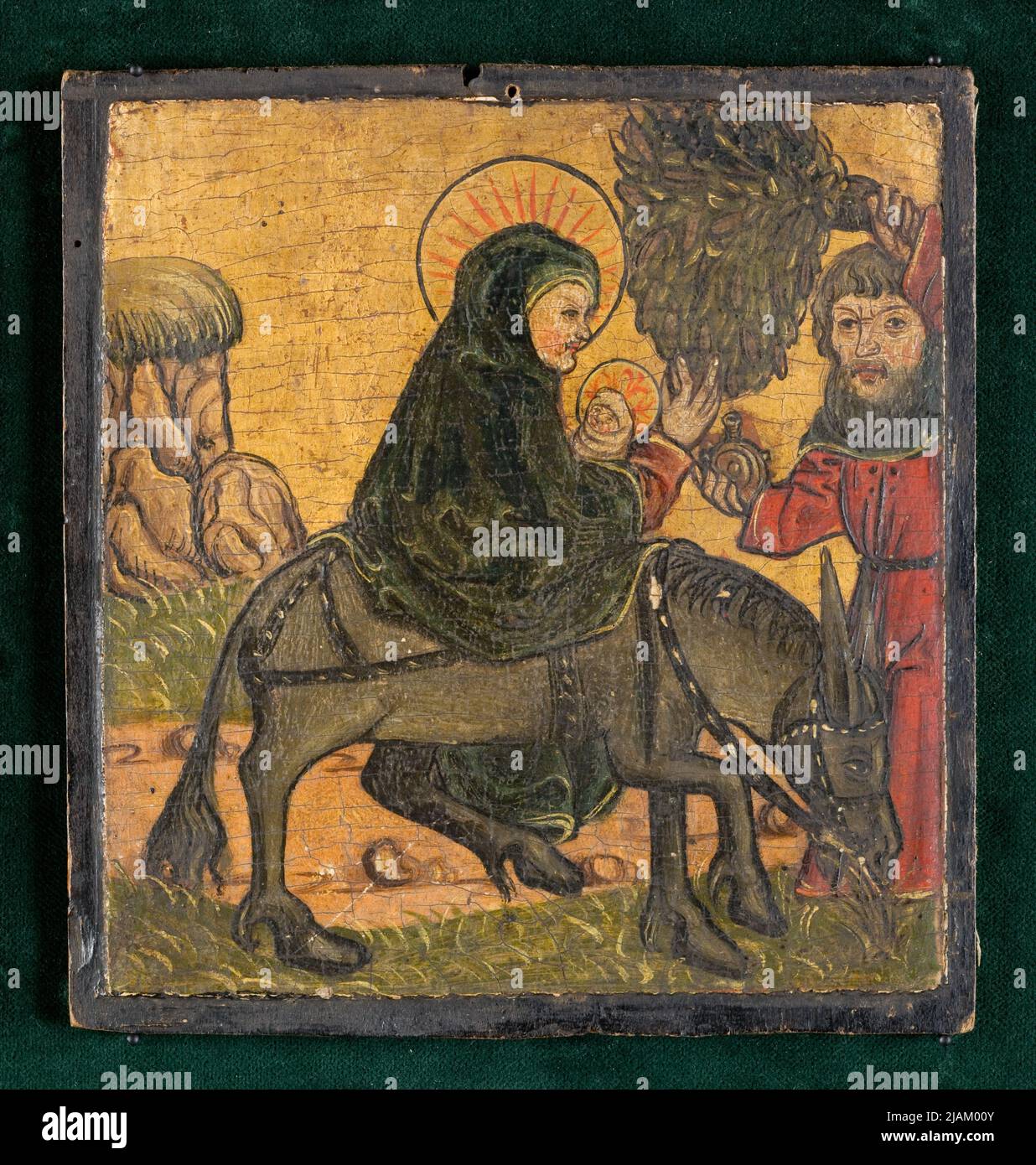 The Nativity; The Flight into Egypt, Saint Mary Magdalene. Triptych ...
