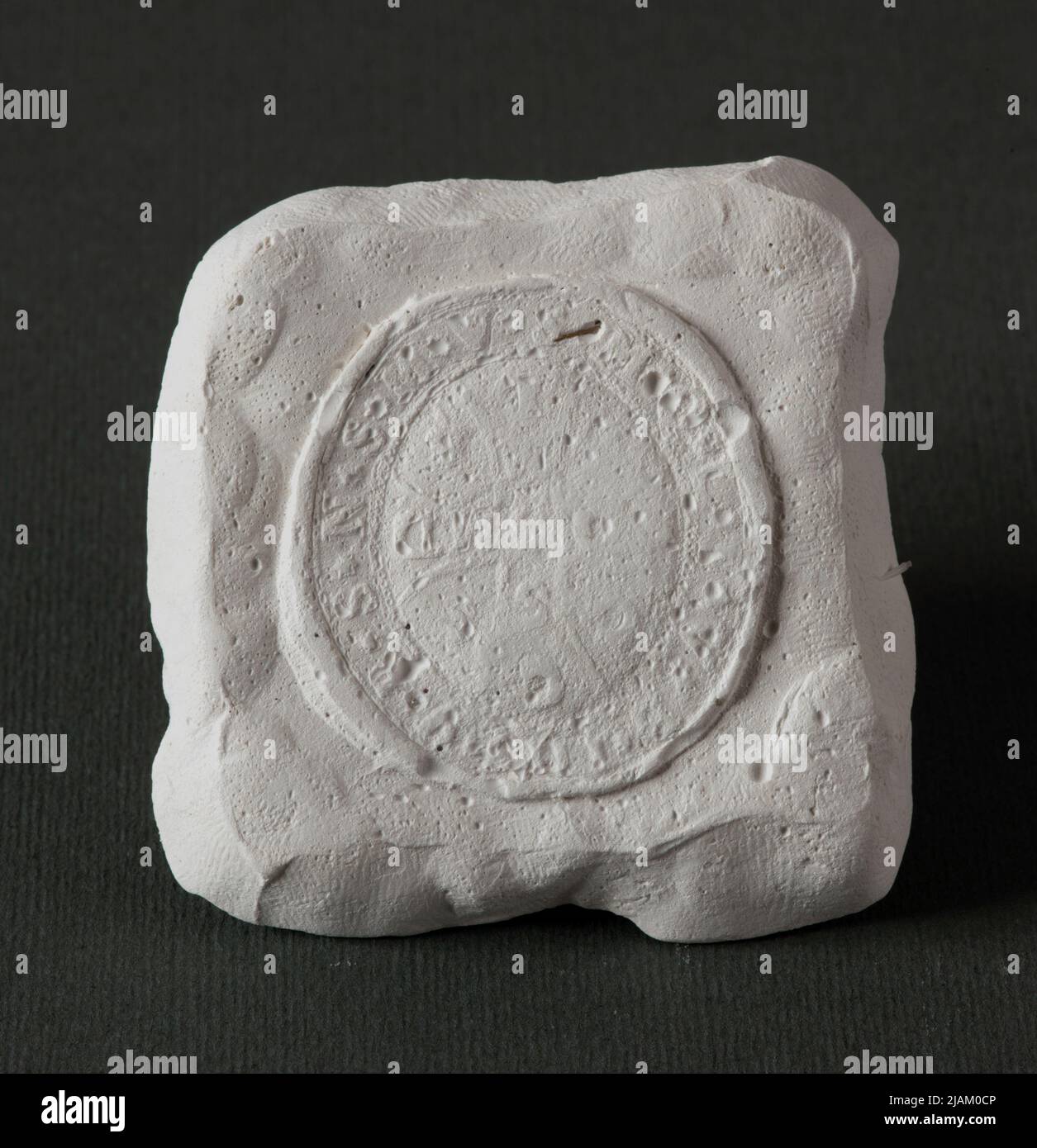 The bell (medallion with the cross; on the vertical beam of an ...