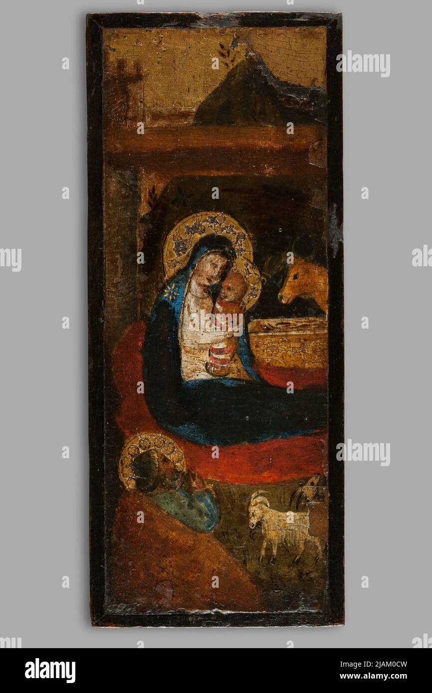 The Nativity (Wing of a Triptych) Tobias' master (open 1350 1375 Stock Photo - Alamy