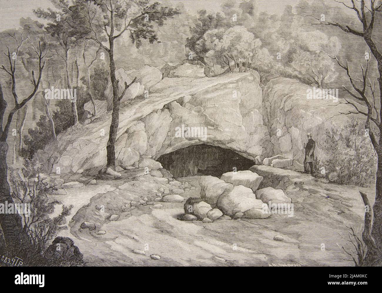 Maszycka Cave, External View. Polkowski Drew by Nature. Musia Stock ...