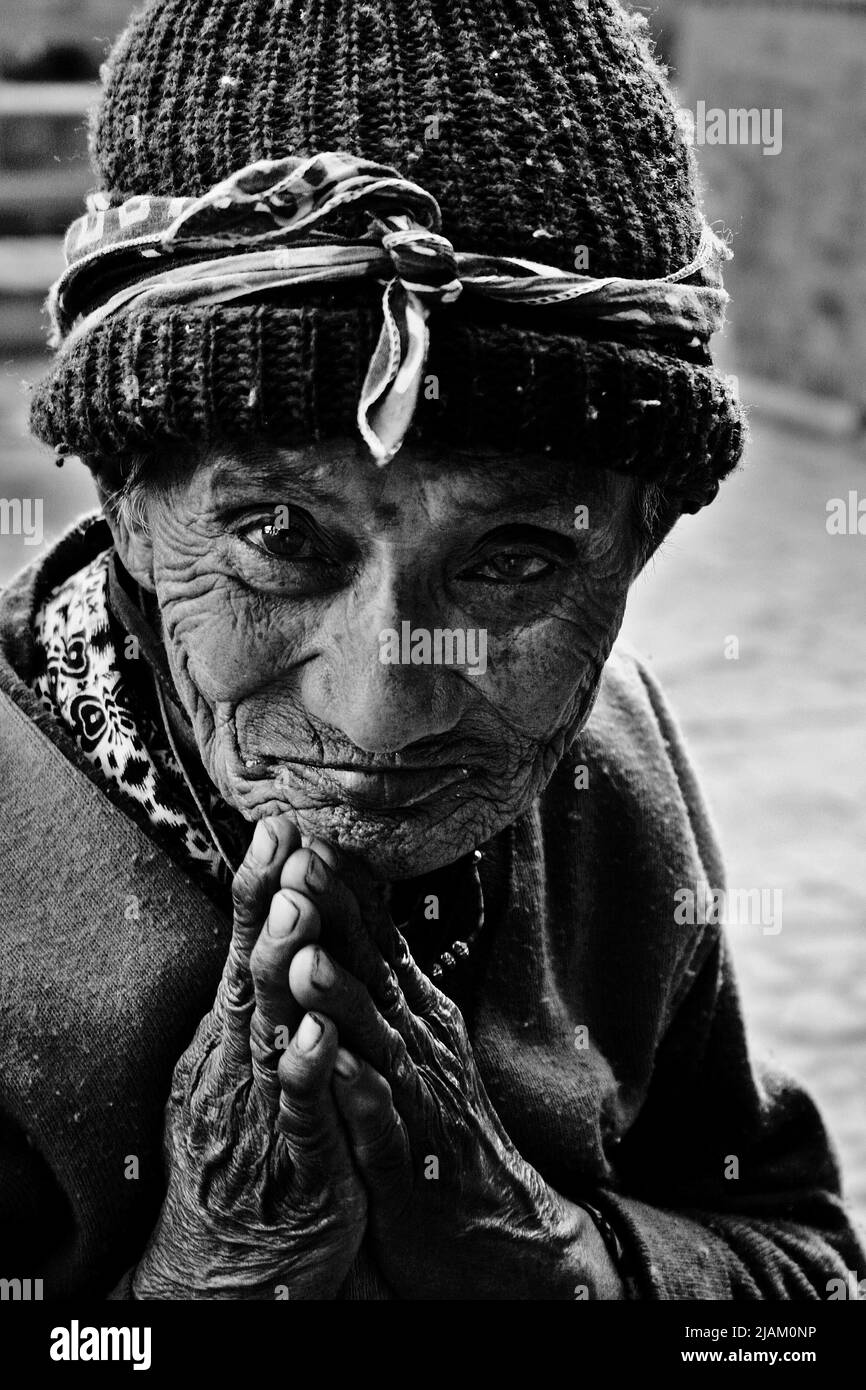 Nepali People in daily life. Nepal Stock Photo - Alamy