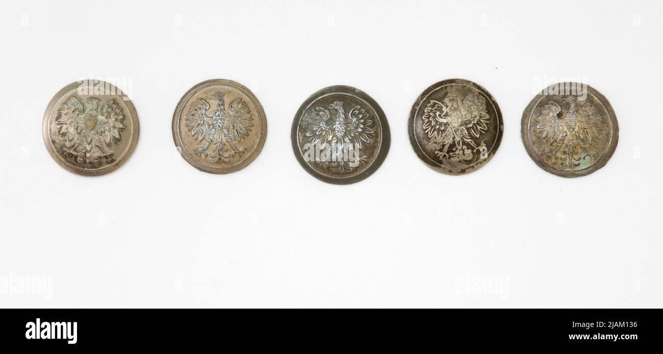 Medium uniformed buttons (pattern 1952 Stock Photo - Alamy