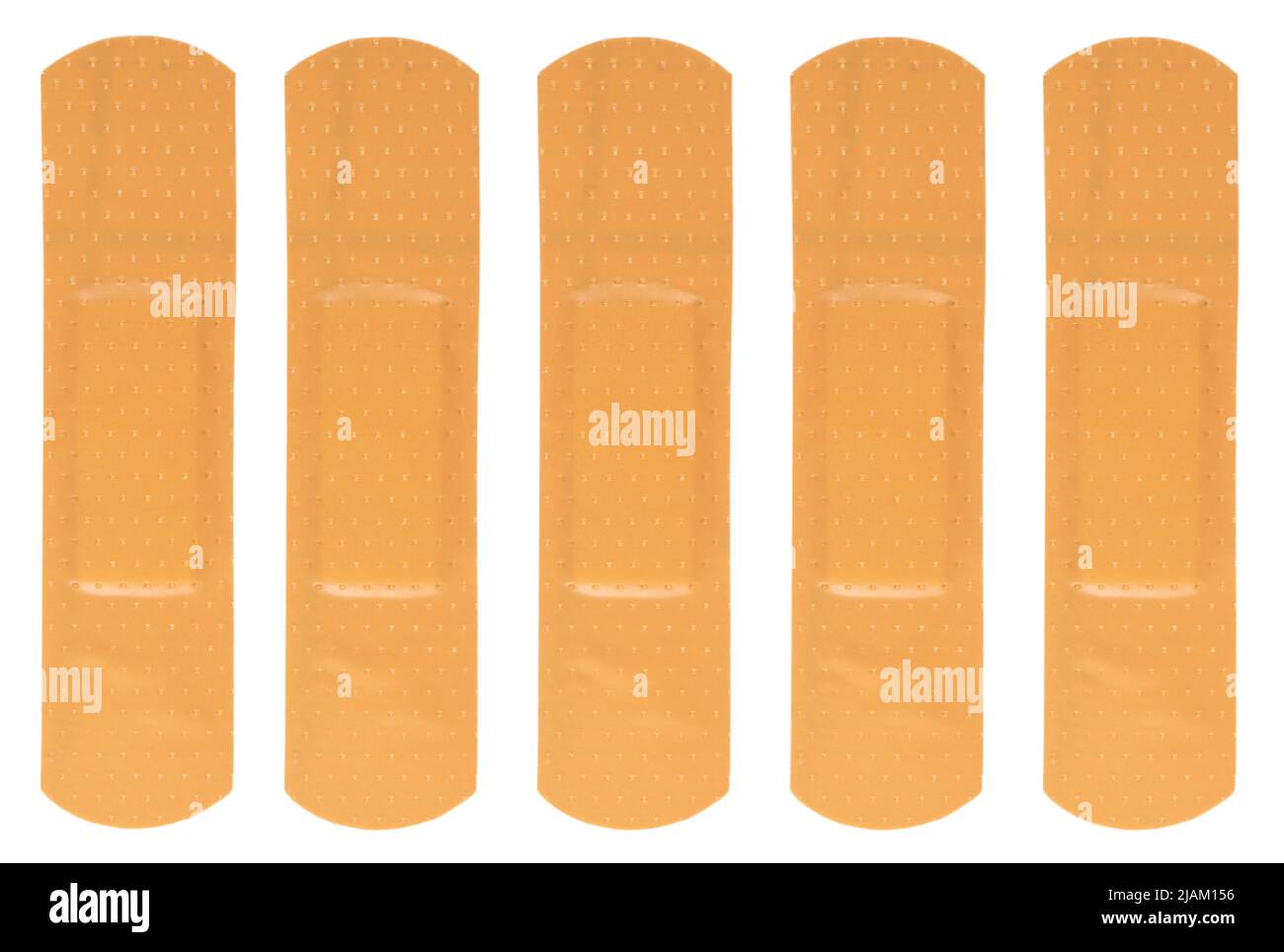 Top view medical plaster isolated on a white background. Medical ...