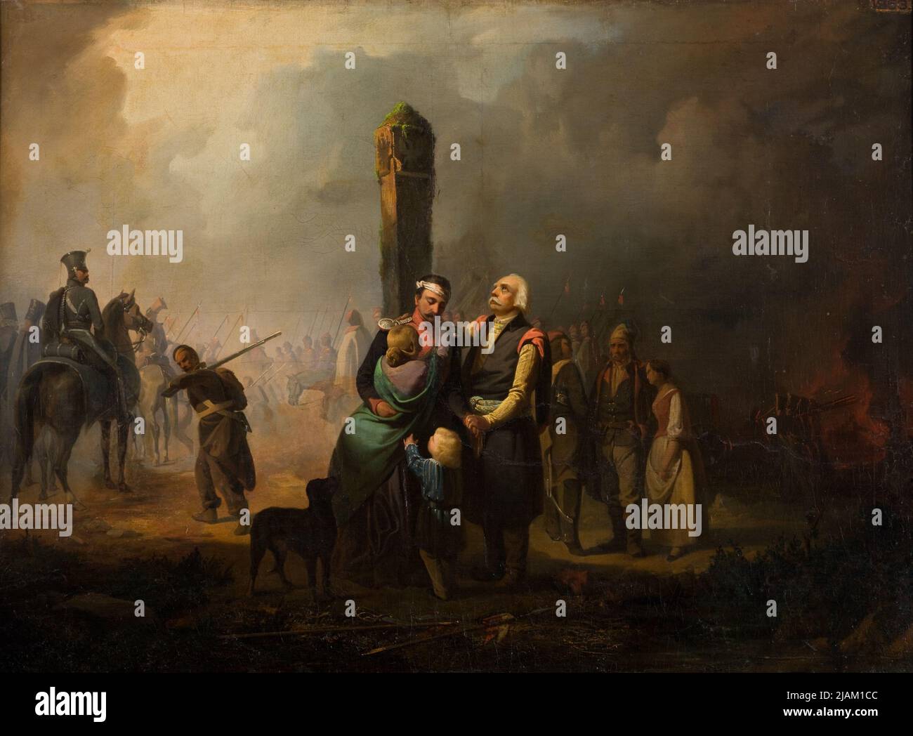 The Poles Crossing the Prussian Borders Waves, Franciszek Wincenty ...