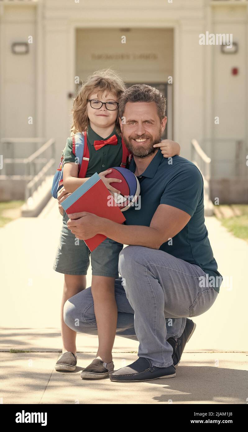 happy family value. childhood and parenthood. parent huging little ...