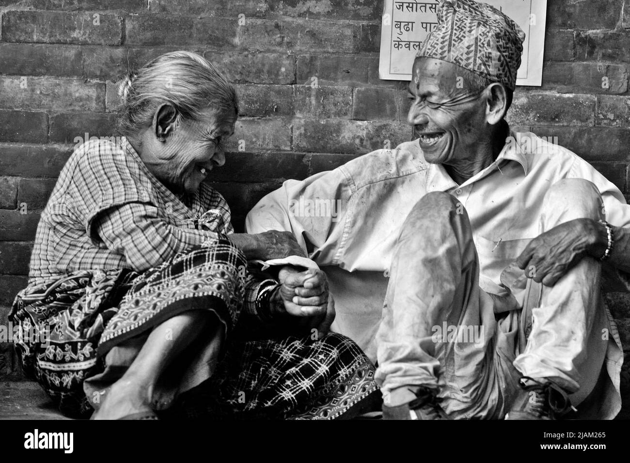 Nepali People in daily life. Nepal Stock Photo - Alamy