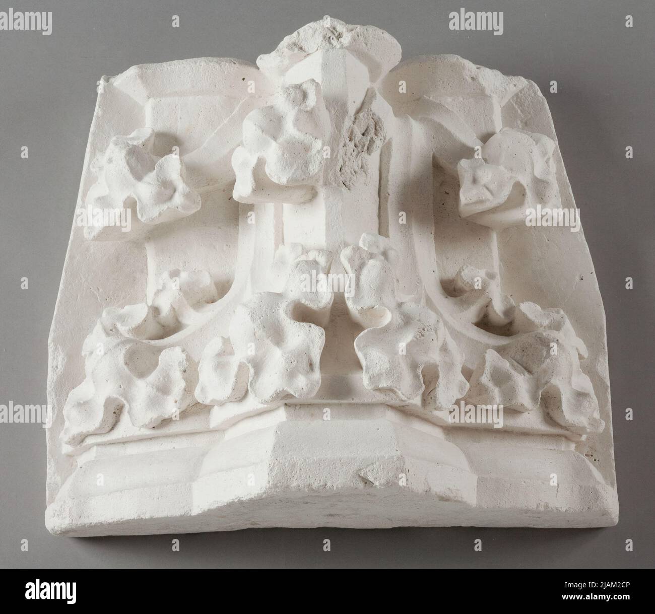 A man in trailing robes a cornice of the cornice crowning the southern ...