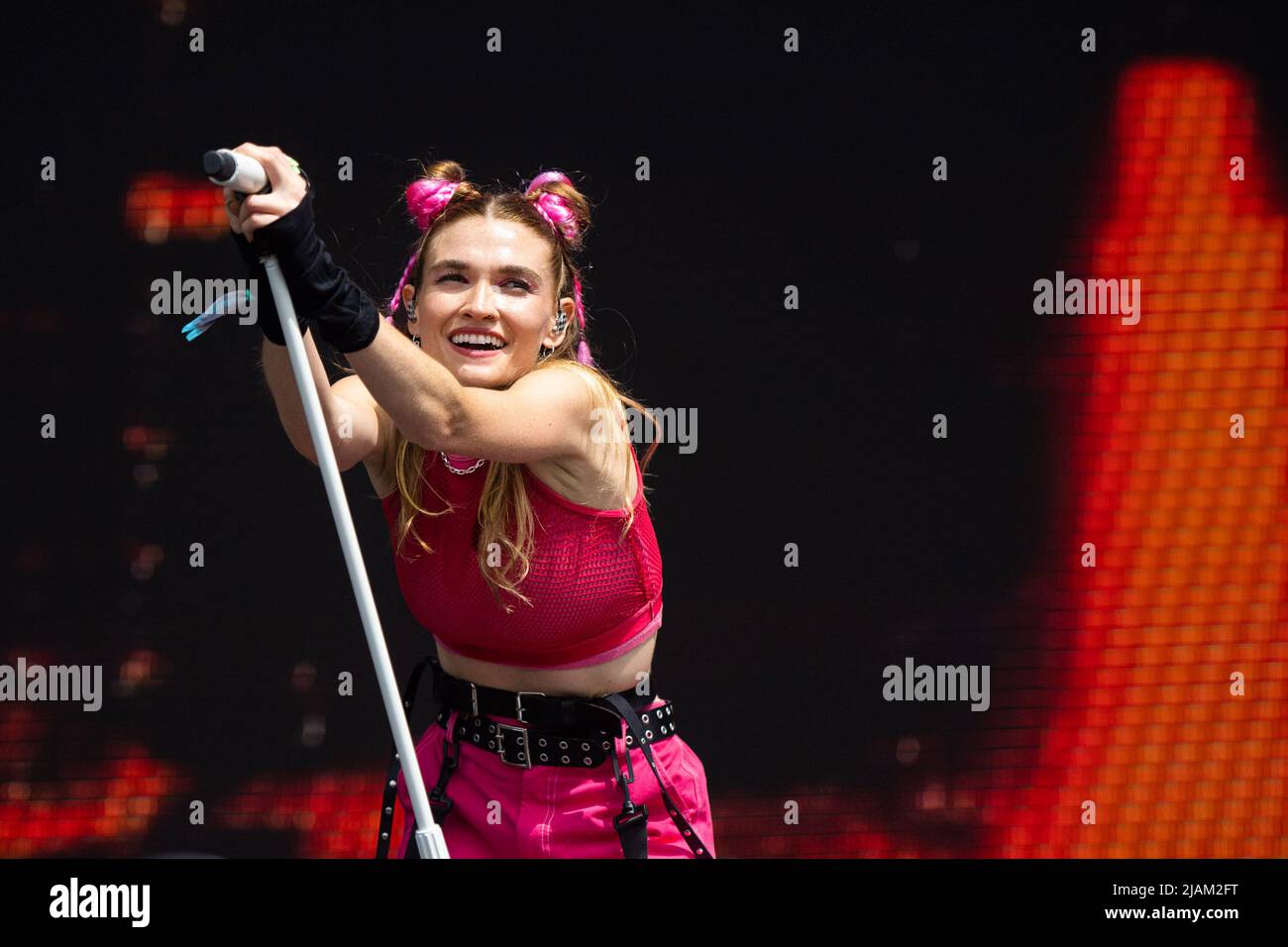 MisterWives - Mandy Lee performs during the 2022 BottleRock Napa Valley ...