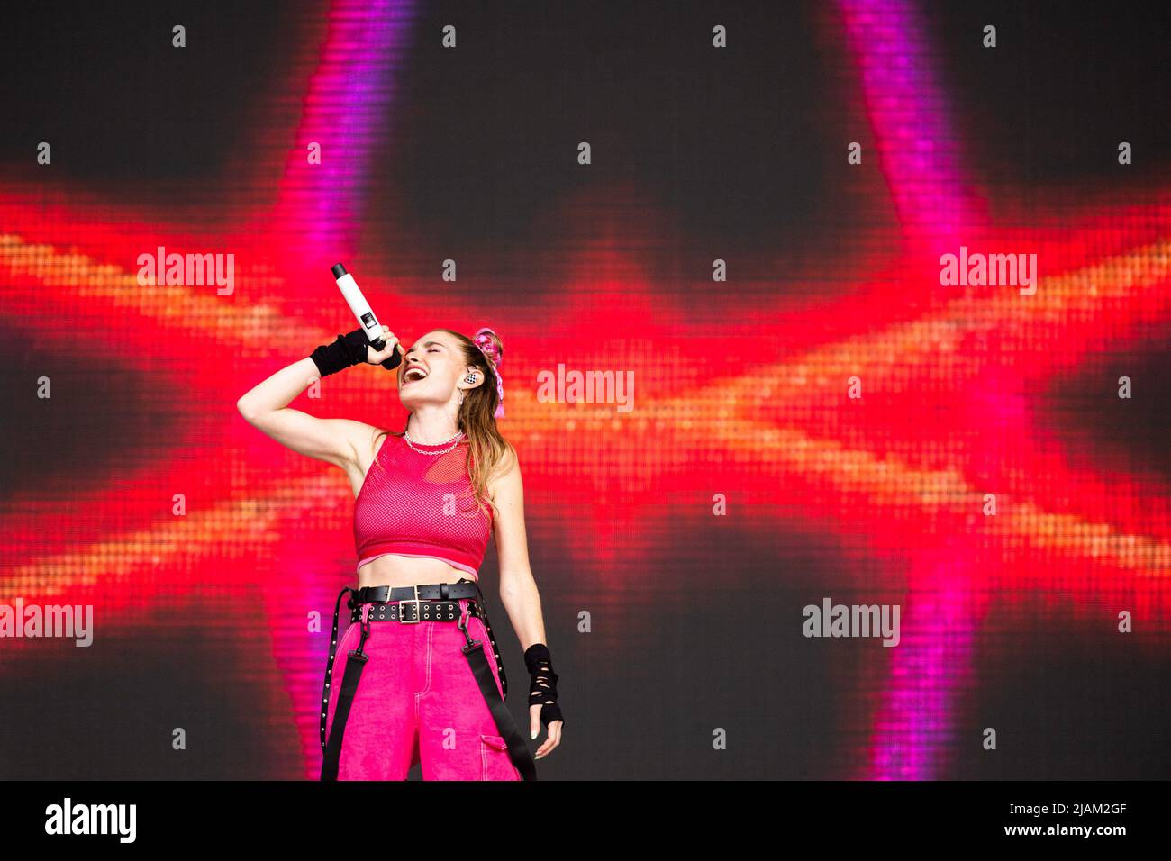 MisterWives - Mandy Lee performs during the 2022 BottleRock Napa Valley ...